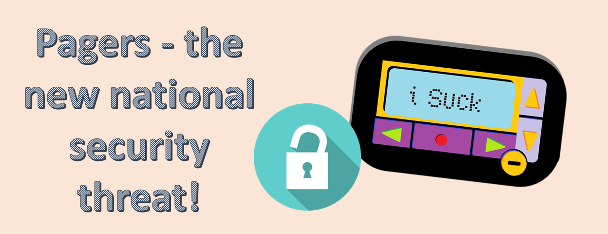 Pagers - the new national security threat! - OnPage