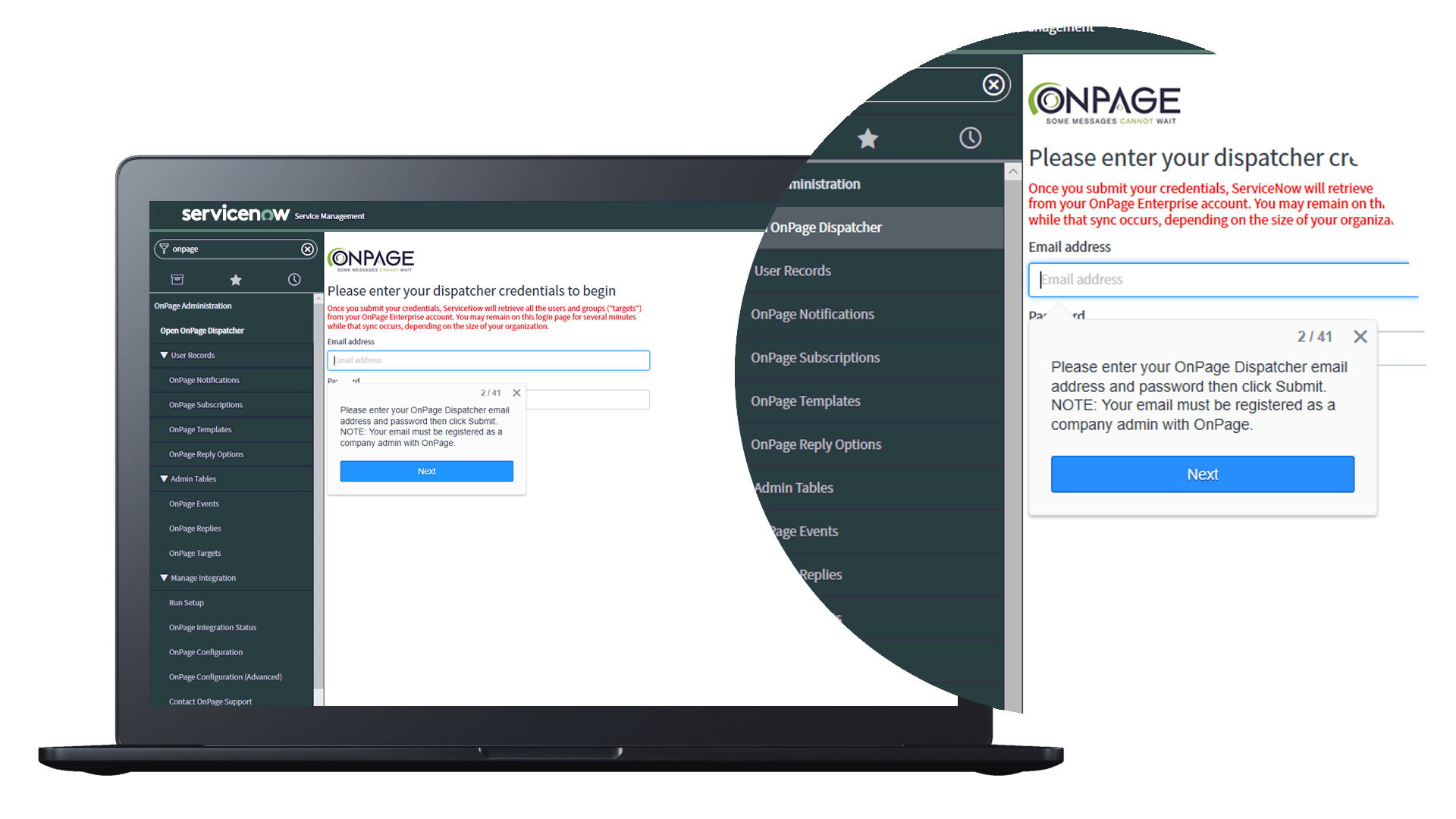 ServiceNow Integration | OnPage Incident Alert Management ServiceNow Integration | OnPage Incident Alert Management
